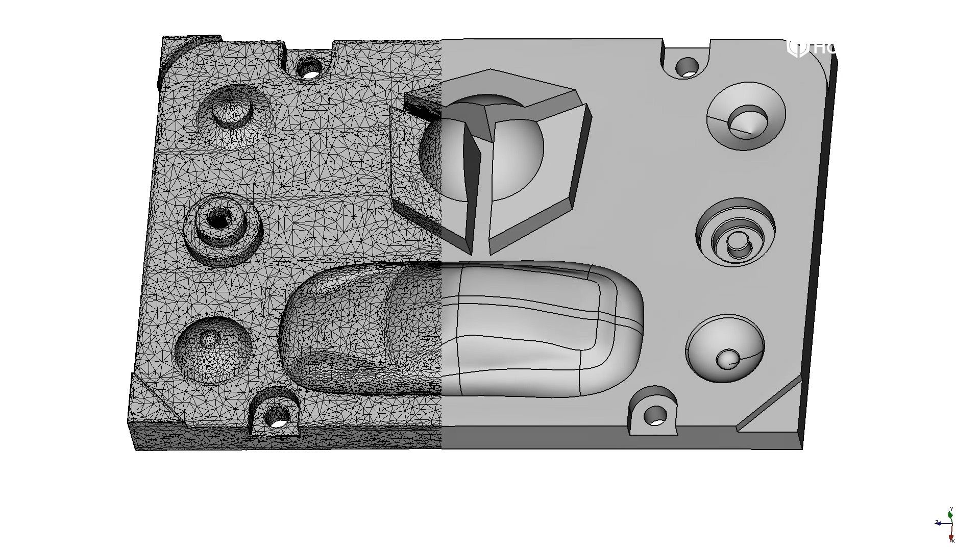 Reverse-Engineering zum Volumenmodell (von STL zu STEP)