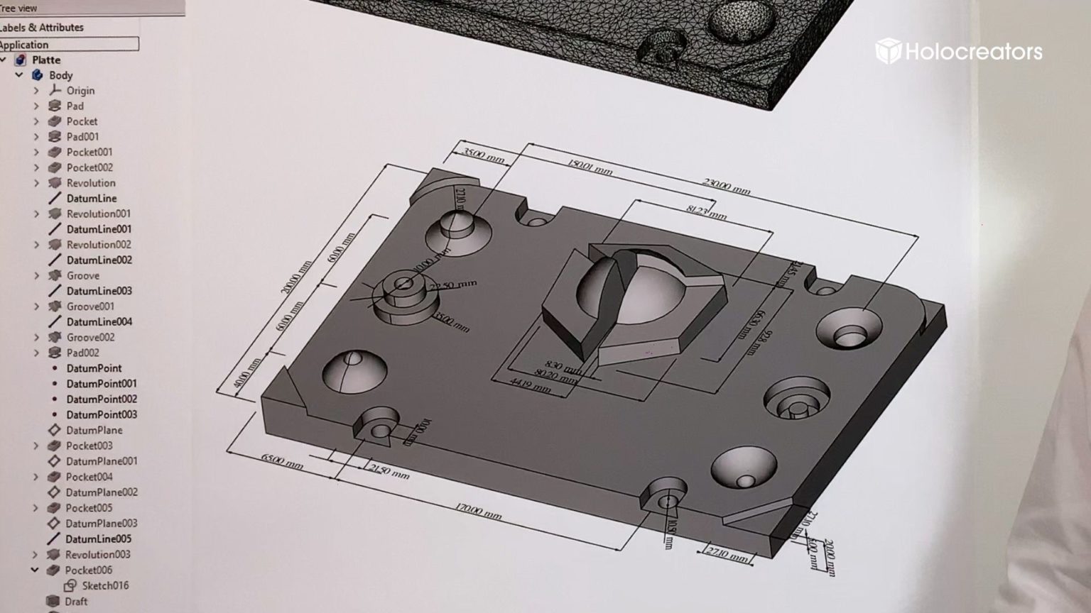 Reverse Engineering to parametric model